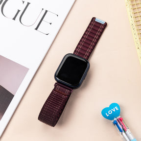 Smart Buddy Watch Gen 6 Nylon Sports Watch Band with Velcro Wine Red